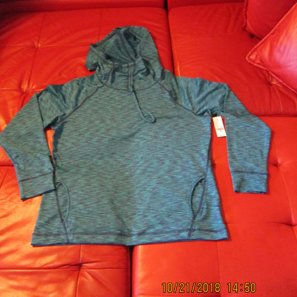New York & Company | Jackets & Coats | New Wms L Blue Multi Space Dyed ...